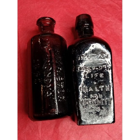 No brand / Not sure | Accents | Vintage Collectible Dark Amber Glass ...